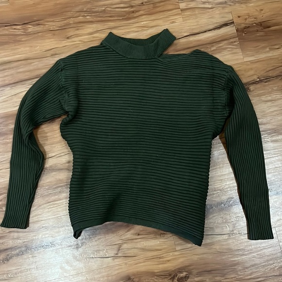 kirundo | Sweaters | Olive Green Ribbed Sweater | Poshmark